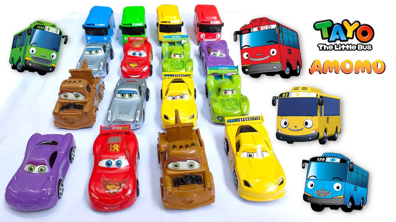 Mencari Mainan Mobil Tayo Indonesia - Disney Pixar Cars McQueen - Bus ...