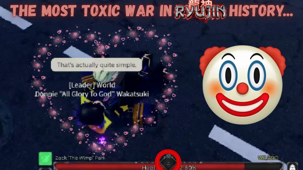 The Most Toxic War In Ryujin History... - YouTube