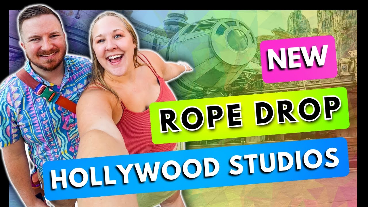 NEW ROPE DROP PROCEDURE at Hollywood Studios | Rise of the Resistance ...