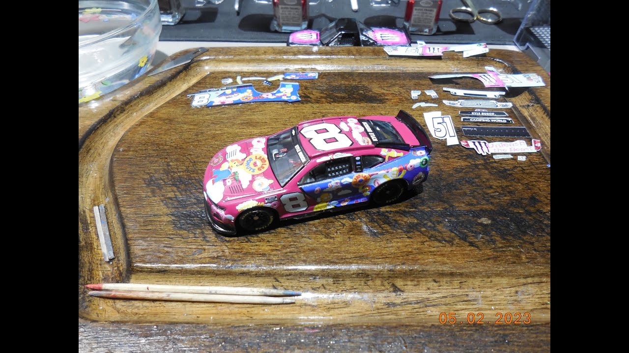 A 2023 Kyle Busch #8 Lard Lad Donuts The Simpsons Fantasy 1/64 NASCAR ...