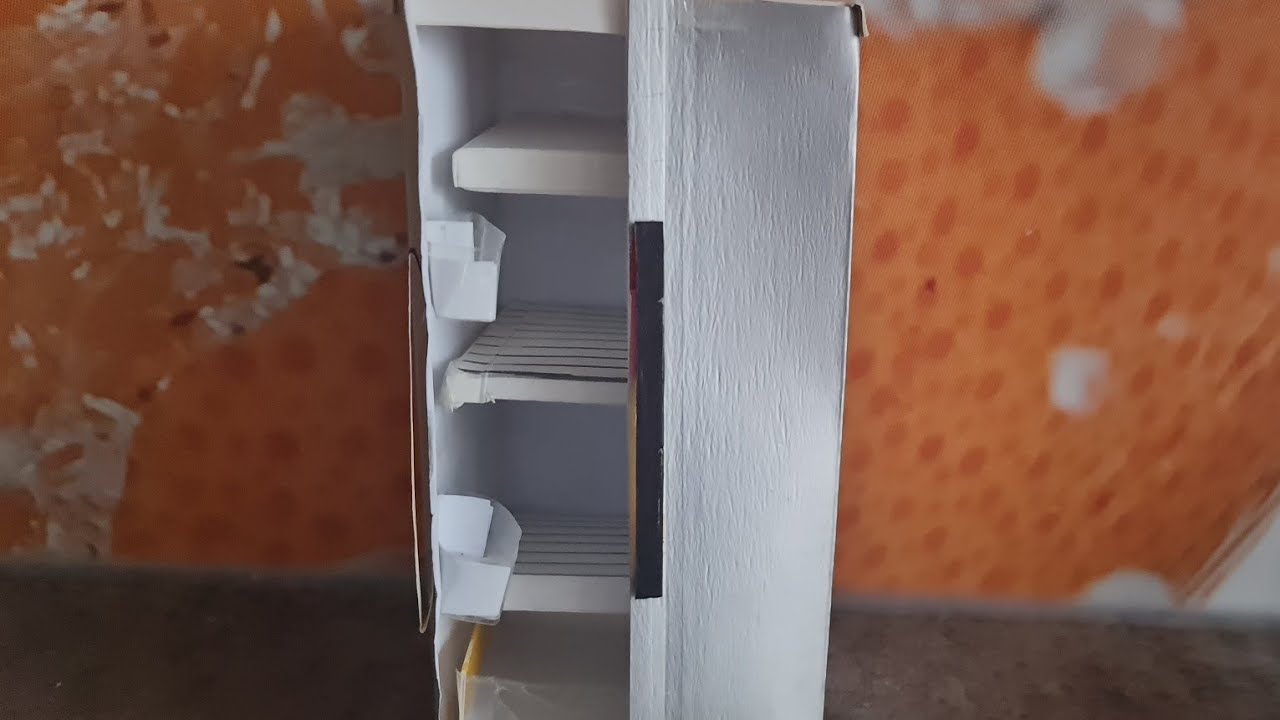 CÓMO hacer un mini REFRIGERADOR/ NEVERA con un CARTÓN de leche # ...