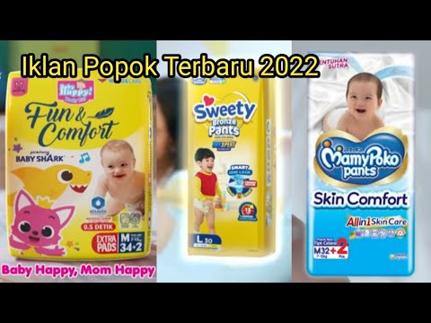 Iklan Popok Bayi Terbaru 2022 | Baby Happy | Mamy Poko | sweety ...