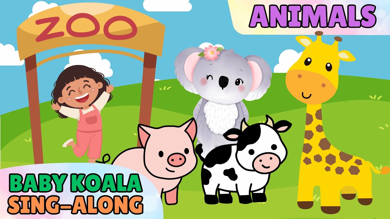 Animal Friends Adventure at the Zoo with Baby Koala Song 🦁🦓 | ChouChou ...