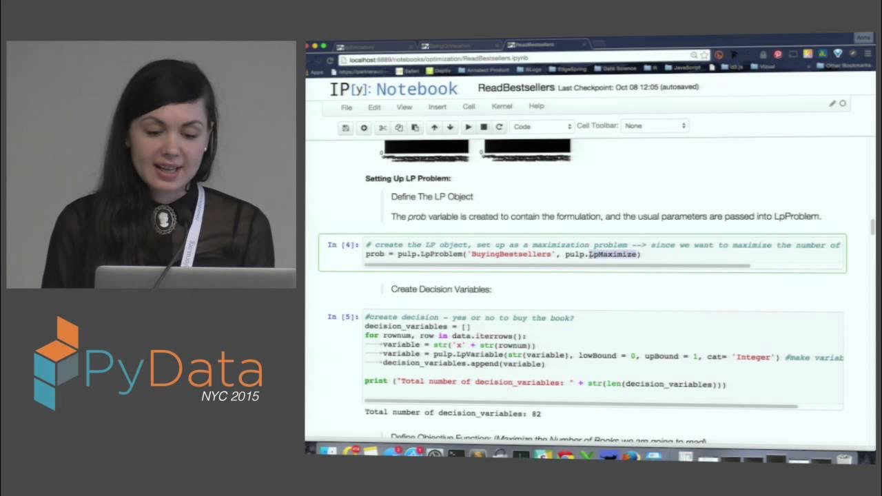Anna Nicanorova: Optimizing Life Everyday Problems Solved with Linear Programing in Python - YouTube