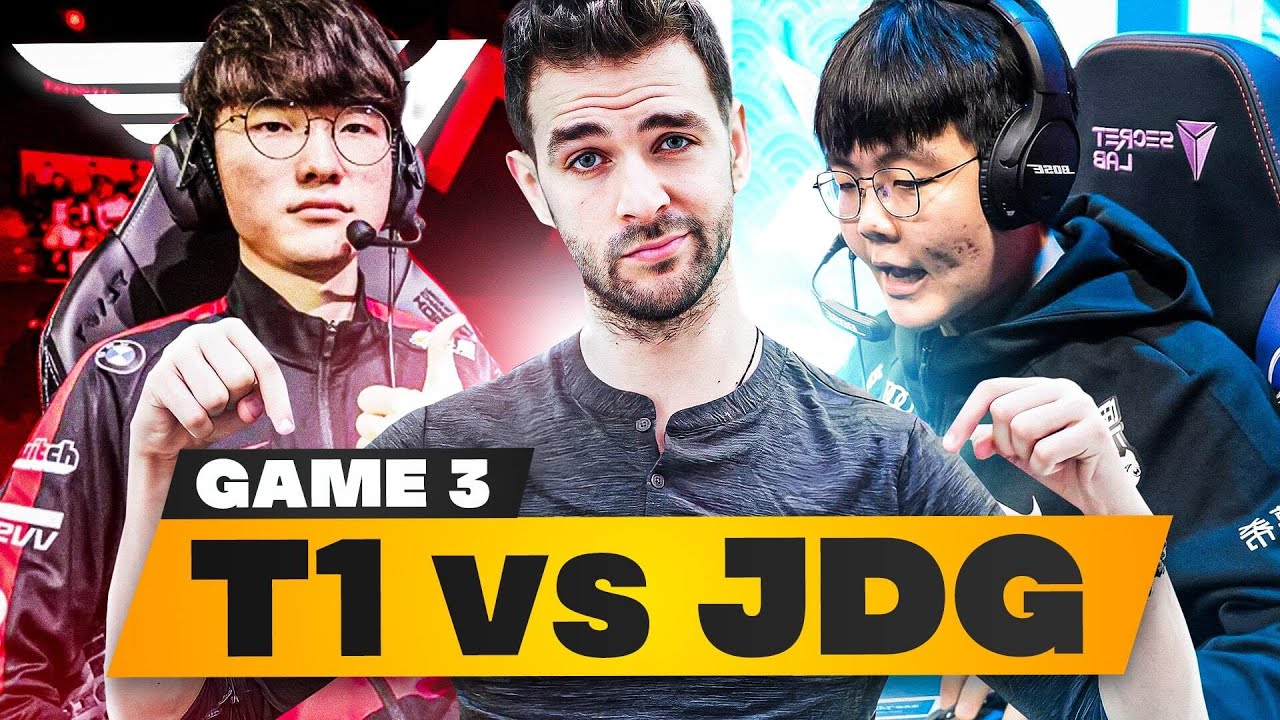 MASTERCLASS DU PICK DU FUTUR : T1 vs JDG (Game 3) - YouTube