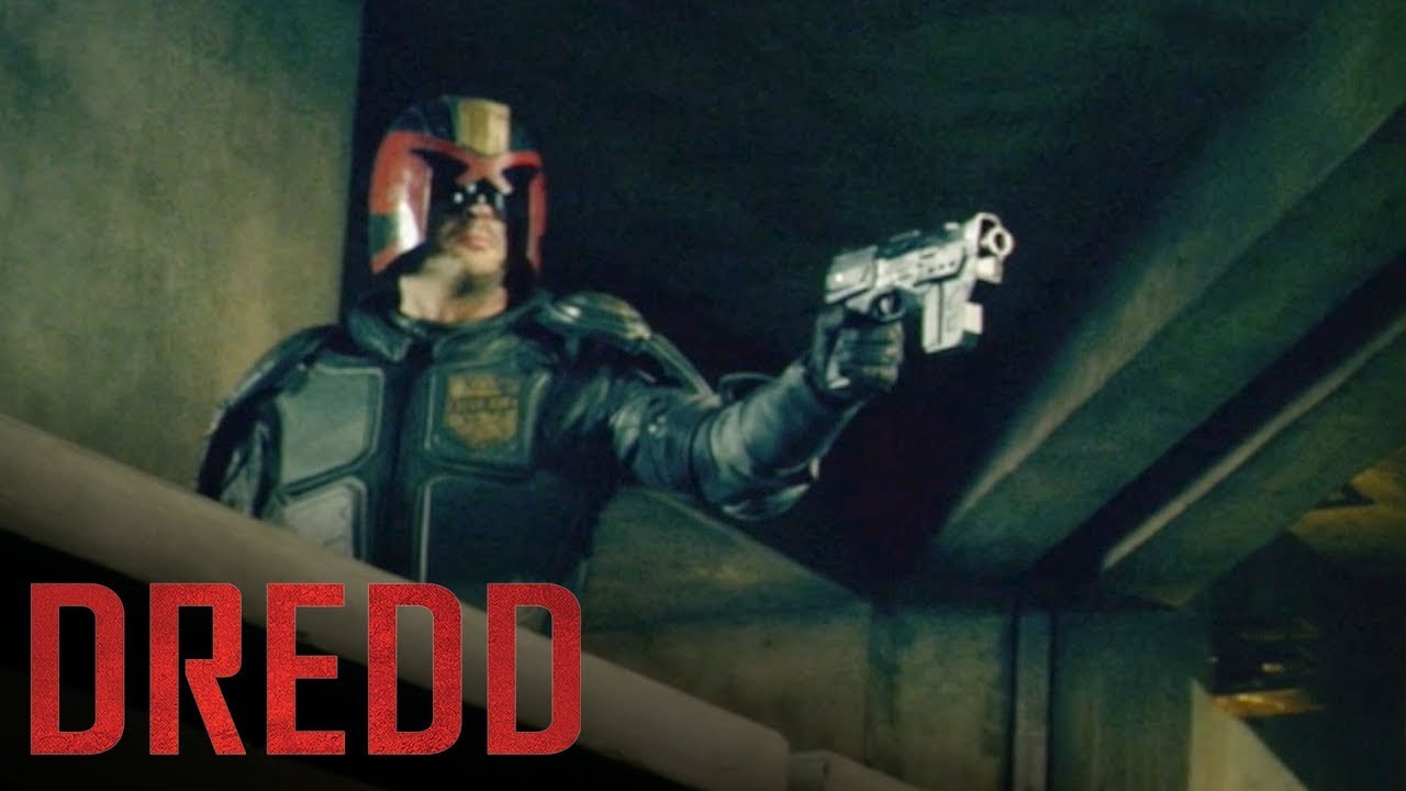 Judge Dredd Takes Over the P.A. To Tell Ma-Ma She's Finished | Dredd ...