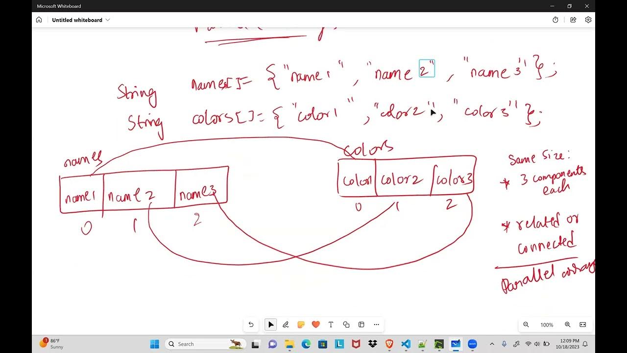 Garbage Values and Parallel Arrays - YouTube