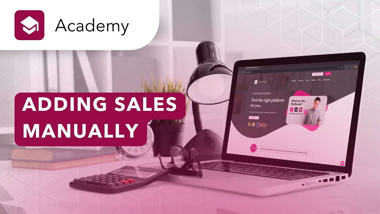 Adding Sales Manually - YouTube