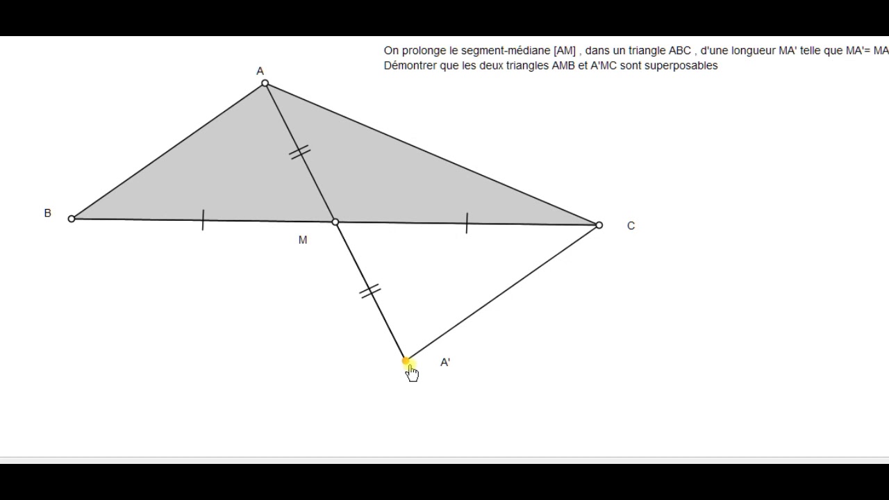 Triangles superposables - Collection puissance- page 150 num 3 - YouTube