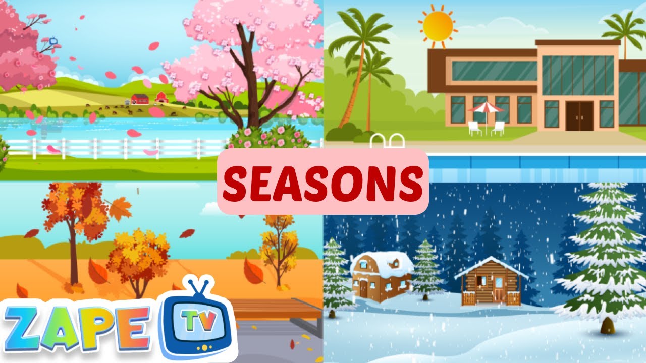 The Four Seasons Song for Kids | | Educational Music | Fun Learning ...