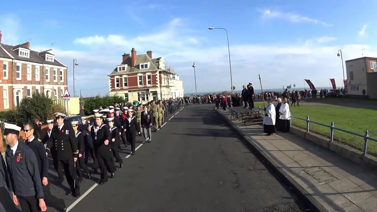 March Back- Remembrance Parade- Seaham Harbour 2014 - YouTube