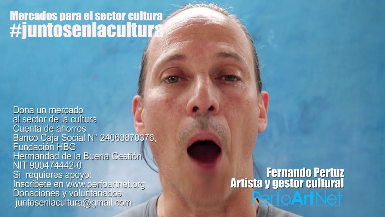 #juntosenlacultura Fernando Pertuz Apoyanos 2 - YouTube