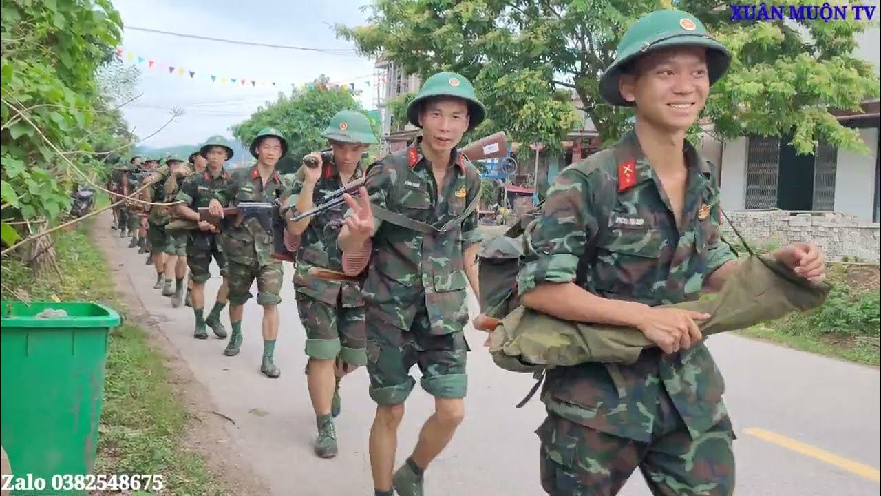 các chú bộ đội Việt Nam hành quân đi diễn tập trường bắn quốc gia TB1 - YouTube