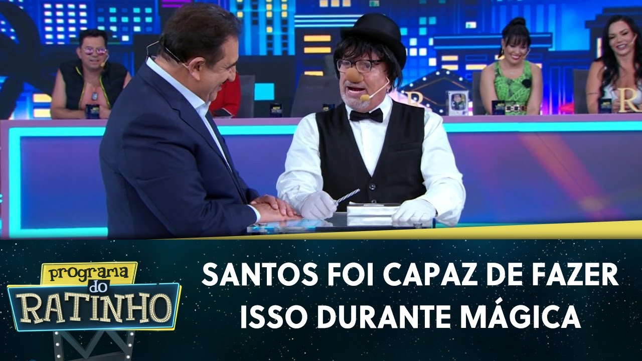 Ratinho descobre farsa em mágica do Santos | Programa do Ratinho (14/12 ...