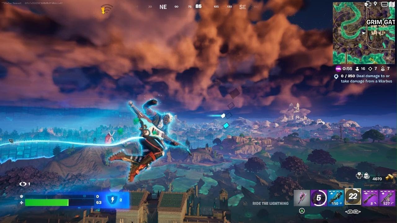 Fortnite Ride the Lighting - YouTube