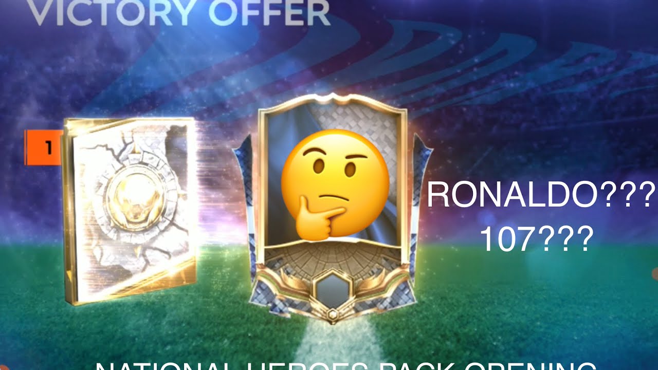 WILL I GET 107 RONALDO??? | NATIONAL HEROES PACK OPENING | FIFA MOBILE ...