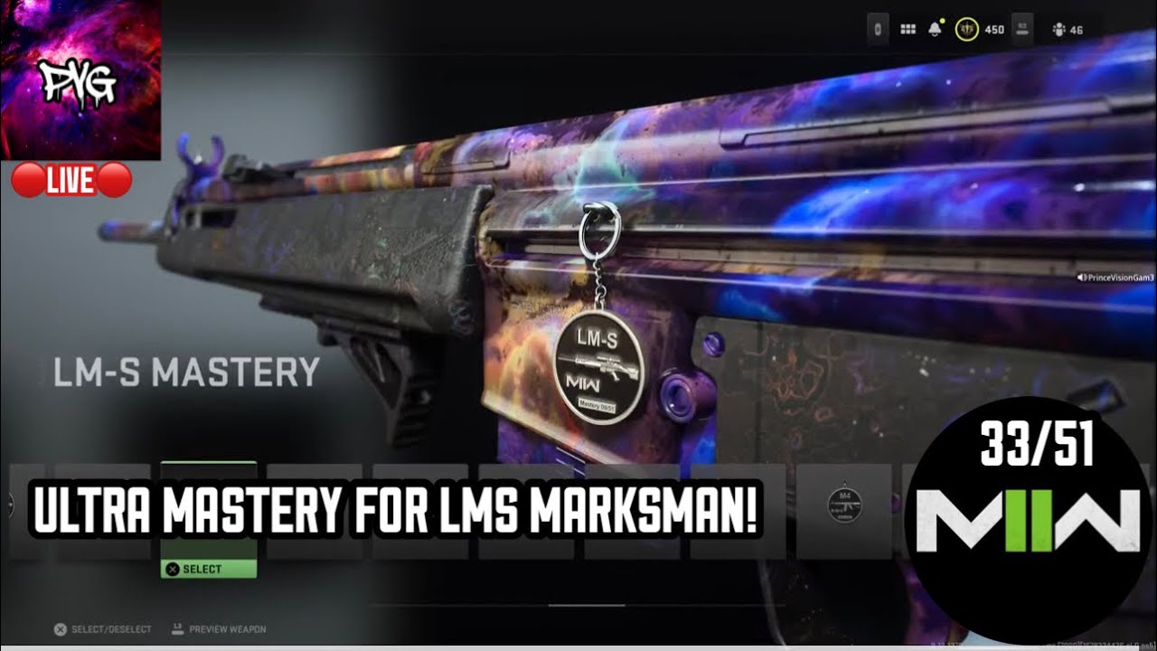 PVG *LIVE* CALL OF DUTY MW2 ULTRA MASTERY FOR THE LMS! 33/51 #mw2 #cod ...