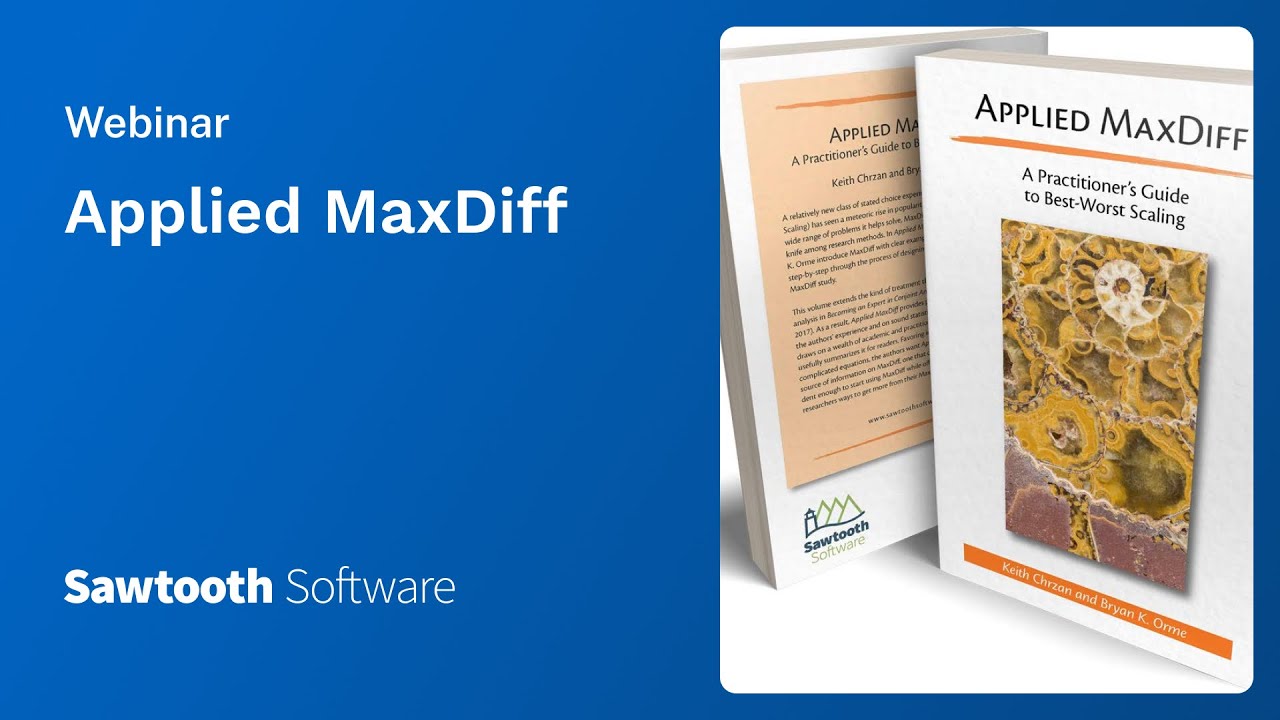 Applied MaxDiff - YouTube