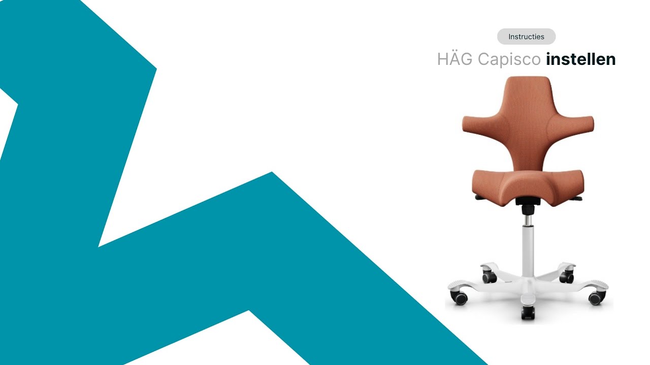 Bureaustoel instellen HÅG Capisco - YouTube