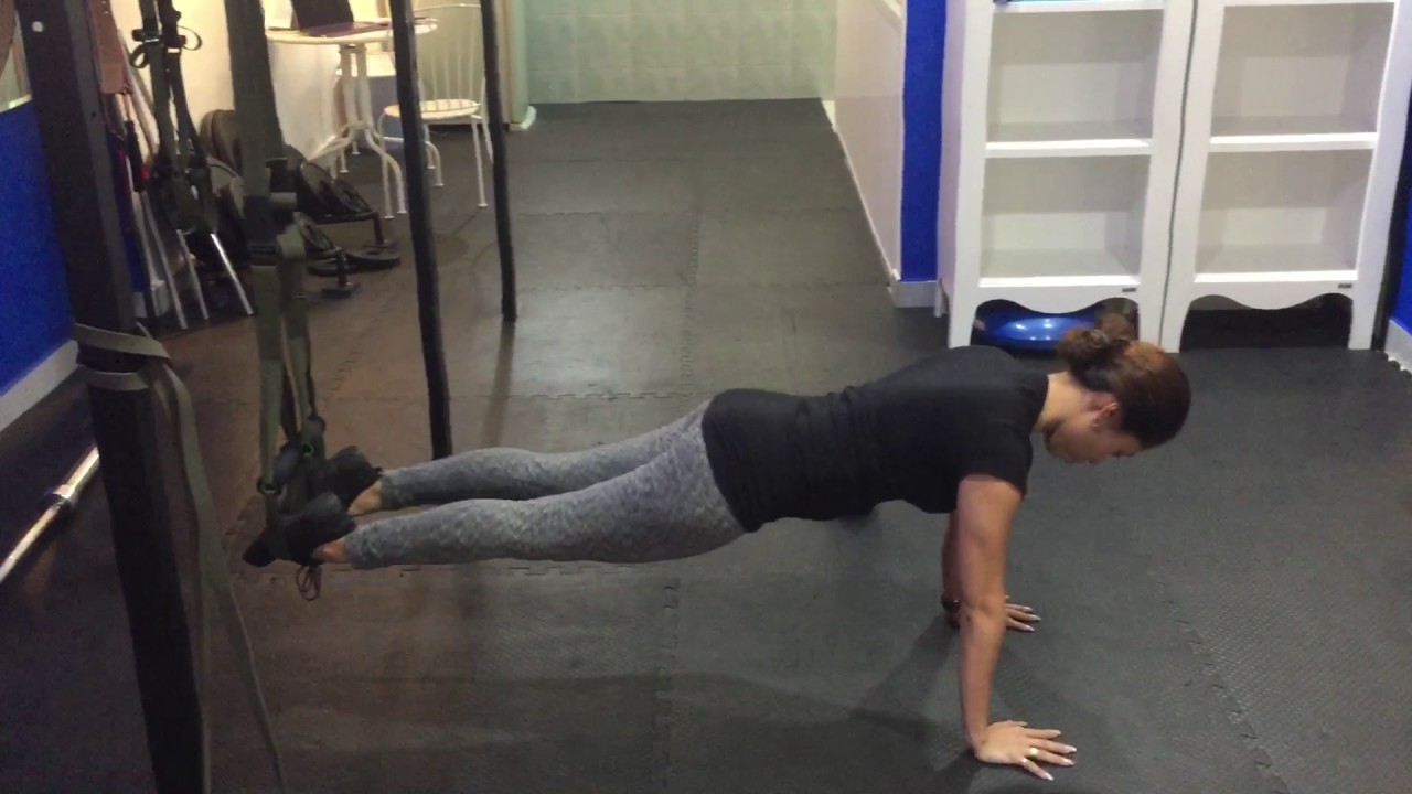 TRX walk out - YouTube