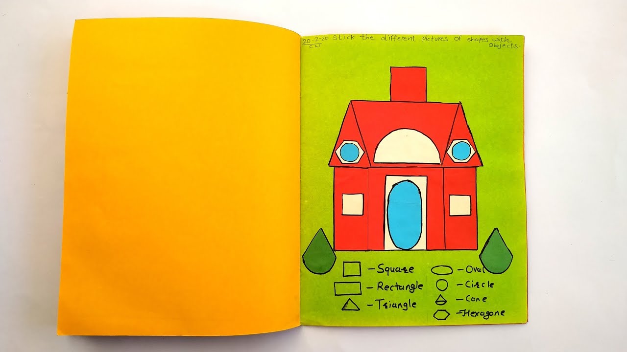 Maths Shapes 2D Project Model | School Project | Maths Shapes Names ...