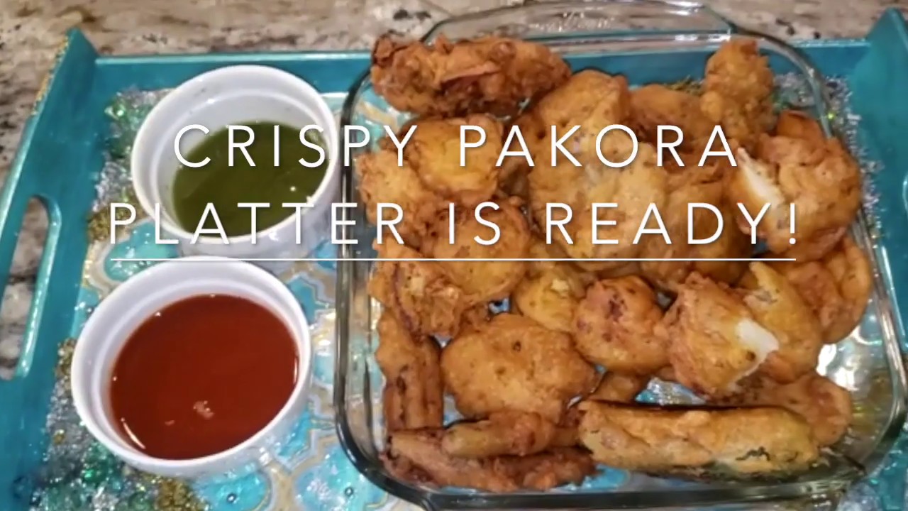 5 TYPES OF PAKORA PLATTER - PERFECT FOR PICNIC/SNACK - YouTube