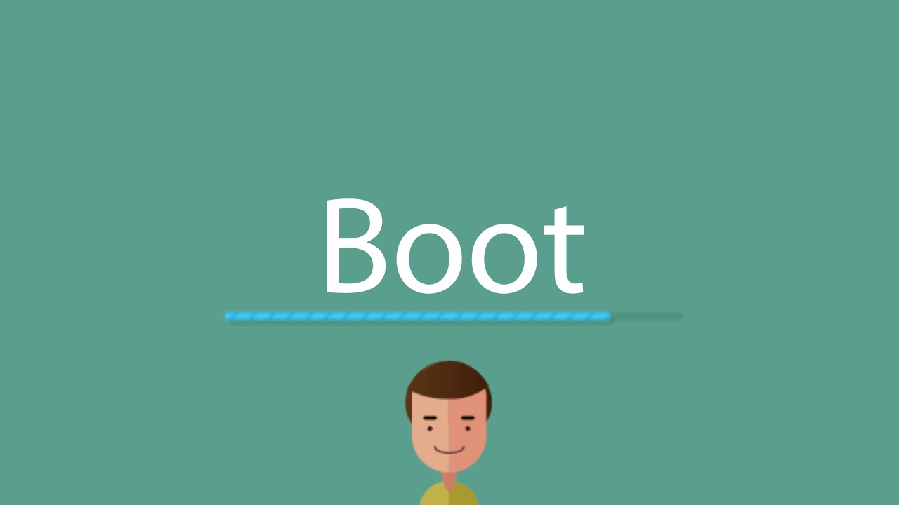 How to say Boot - YouTube