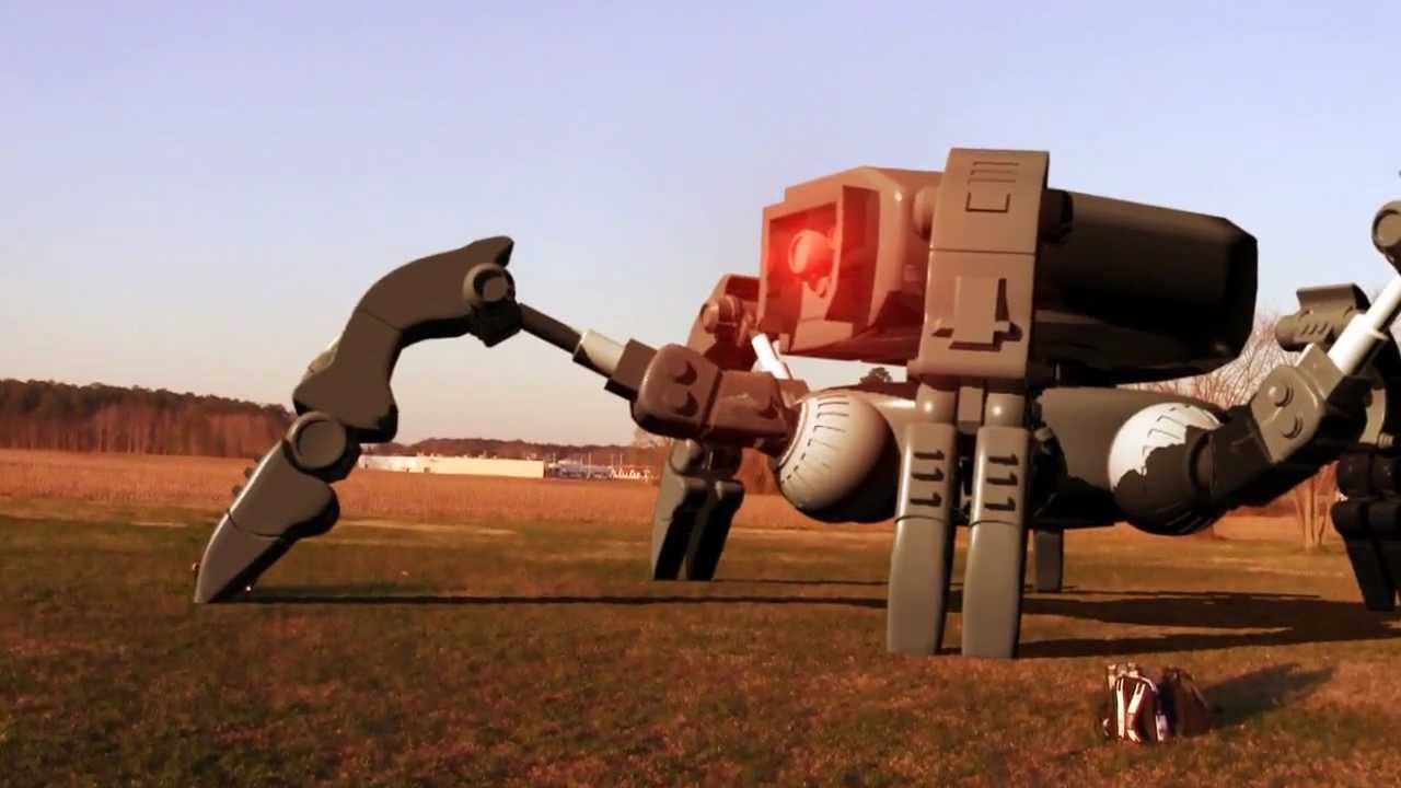 Giant Spider Bot - YouTube