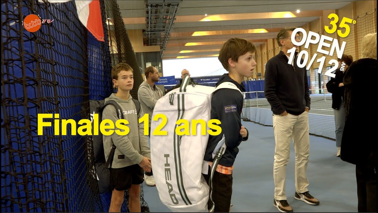 35e Open du TCBB : les finales de l'Open 10-12 du TCBB... - YouTube