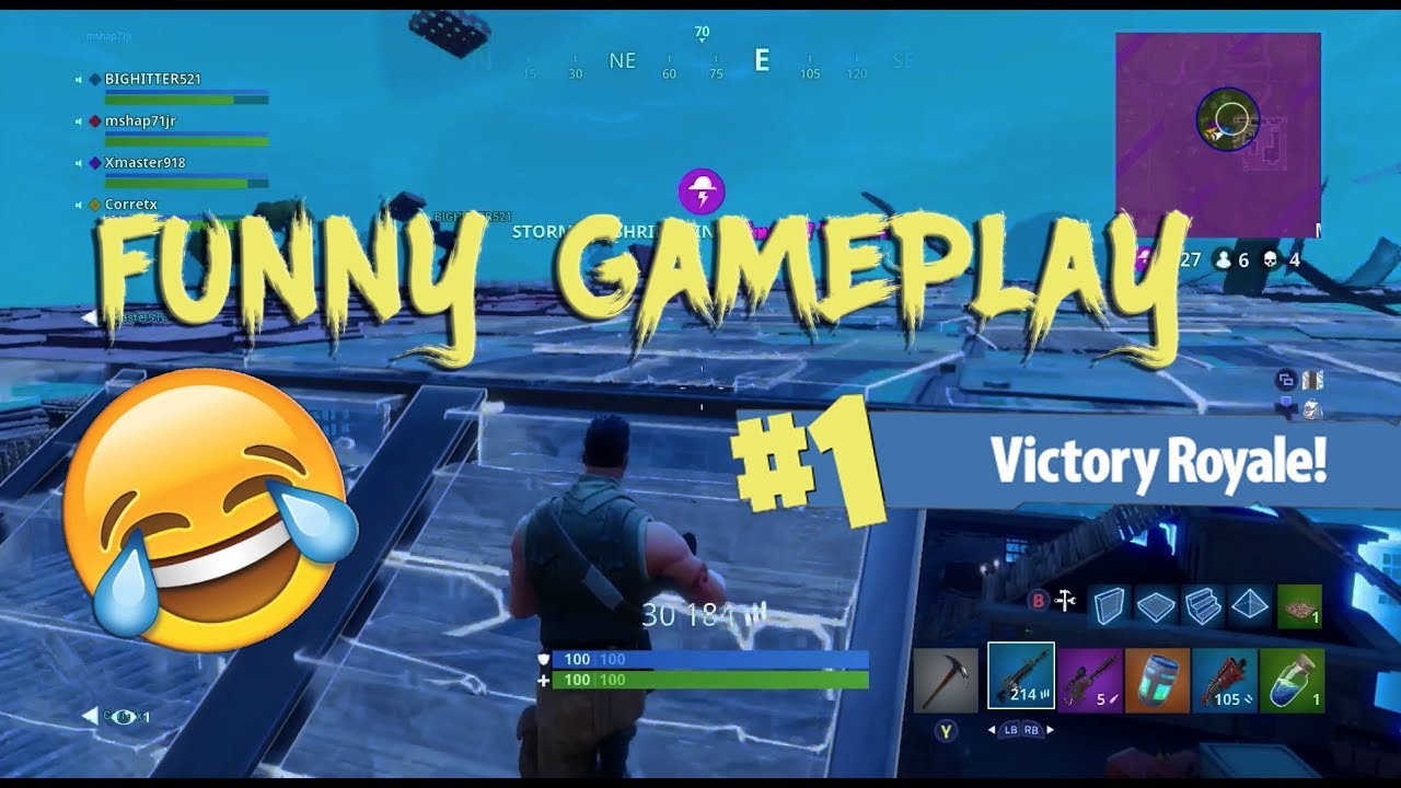 Funny Fortnite squad Gameplay - YouTube