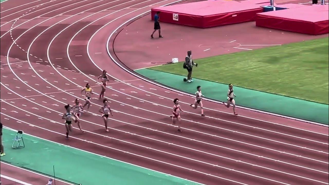 2024福岡IH女子400m予選4組 - YouTube