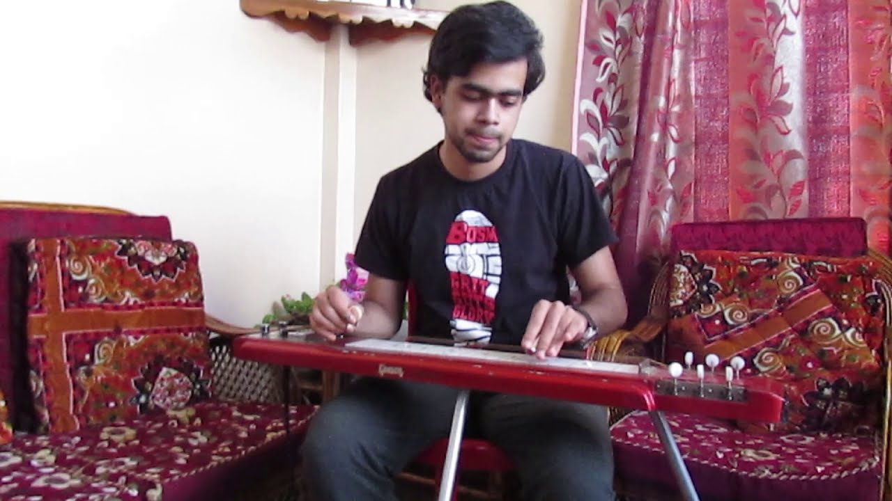 Eki Labonye Purno Prano | Rabindra Sangeet on Hawaiian Guitar by Rishav Das - YouTube