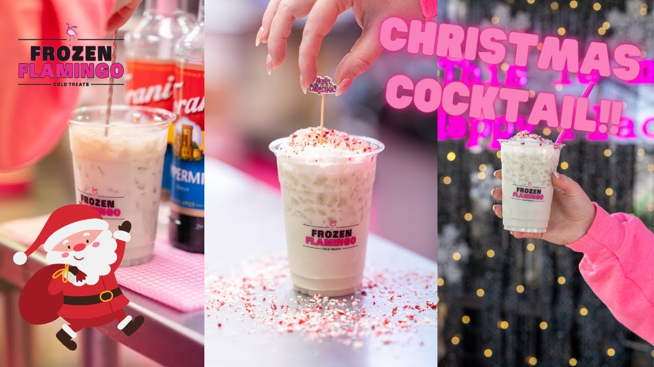Christmas Cocktail! •Frozen Flamingo - YouTube