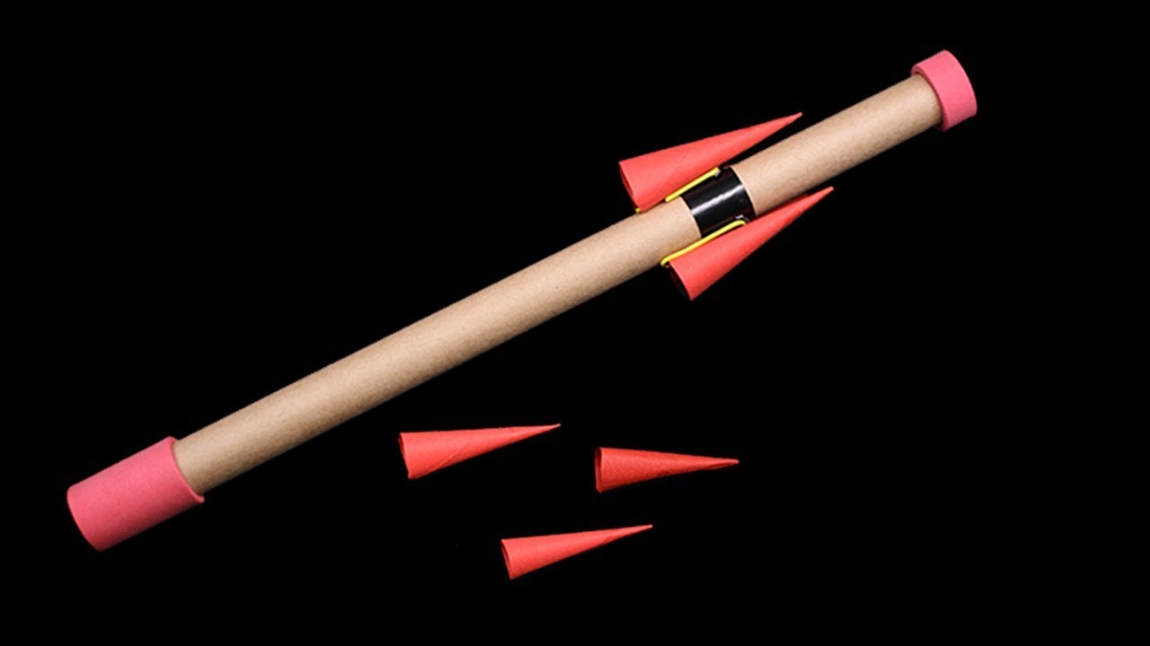 How to make a Paper Blowgun and 05 Creative Ideas - YouTube