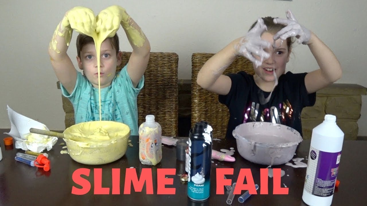 SLIME FAIL | KIDS OFF GRID - YouTube