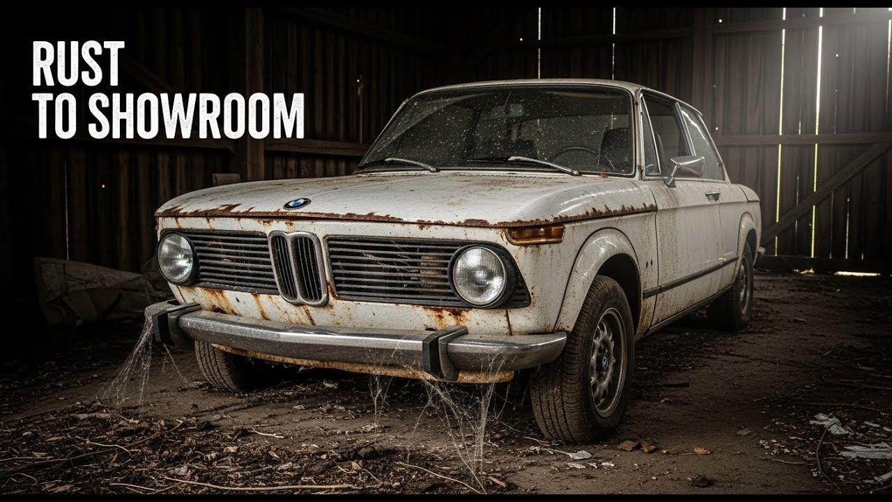Abandoned BMW 2002 Turbo 1973 — Silent ASMR Restoration (Rust to ...