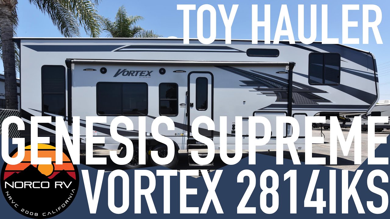 2021 Genesis Supreme Vortex 2814IKS Toy Hauler - Escape with All the ...