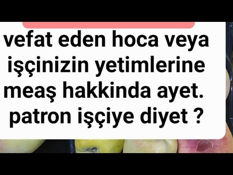 vefat eden hoca veya işçinizin yetimlerine meaş❗️ayeti k #islam #dua #allah