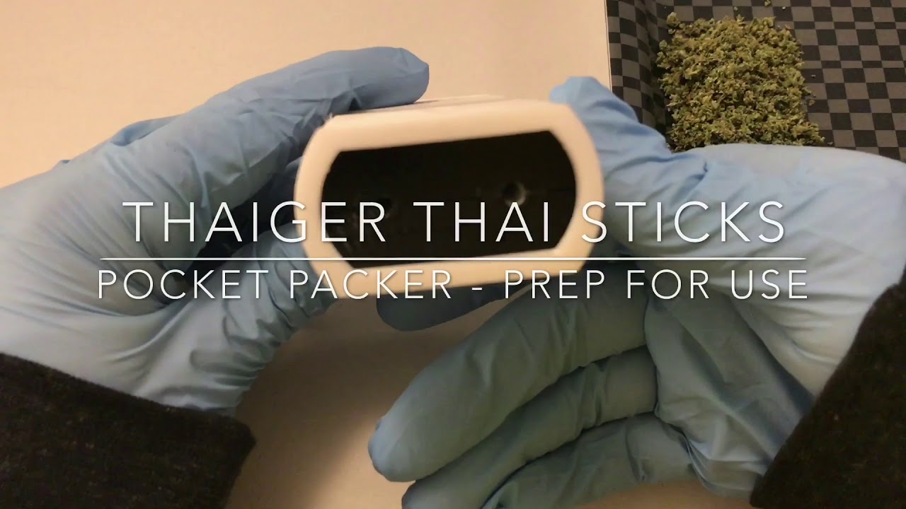 The Pocket Packer by ThaiGer Thai Sticks - Prep for use - YouTube