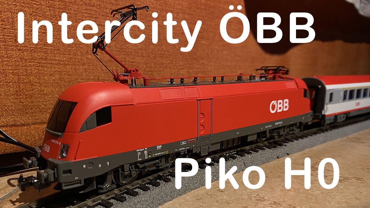 Modellino ÖBB Intercity - PIKO scala H0 #modellismo #treni #ÖBB - YouTube