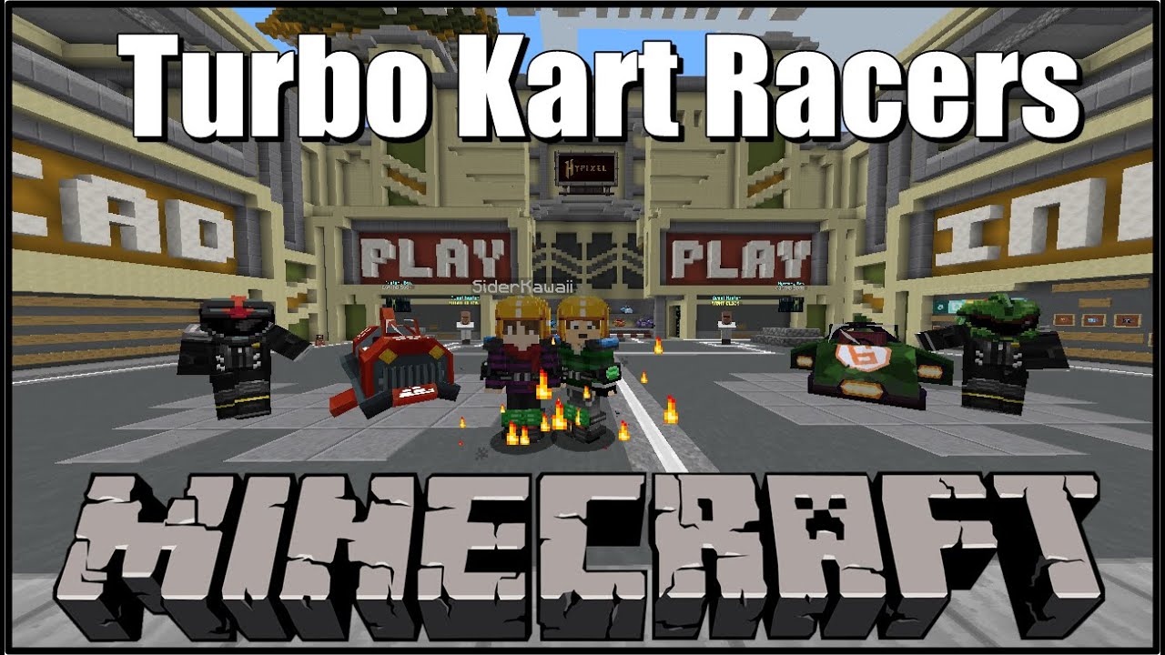 Minecraft: Turbo Kart Racers - Karts no Minecraft!!! - YouTube