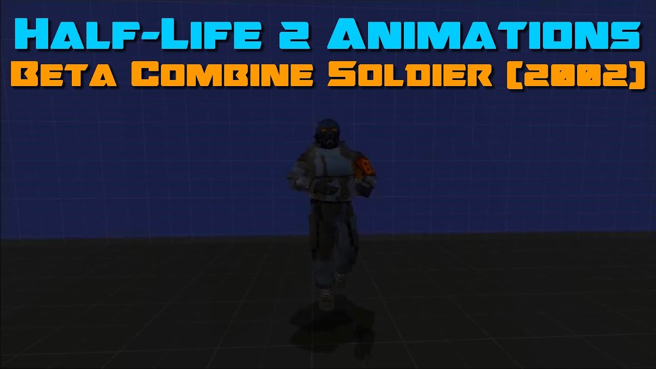 GMod - Animations from Half-Life 2 - Combine Soldier (2002) - YouTube
