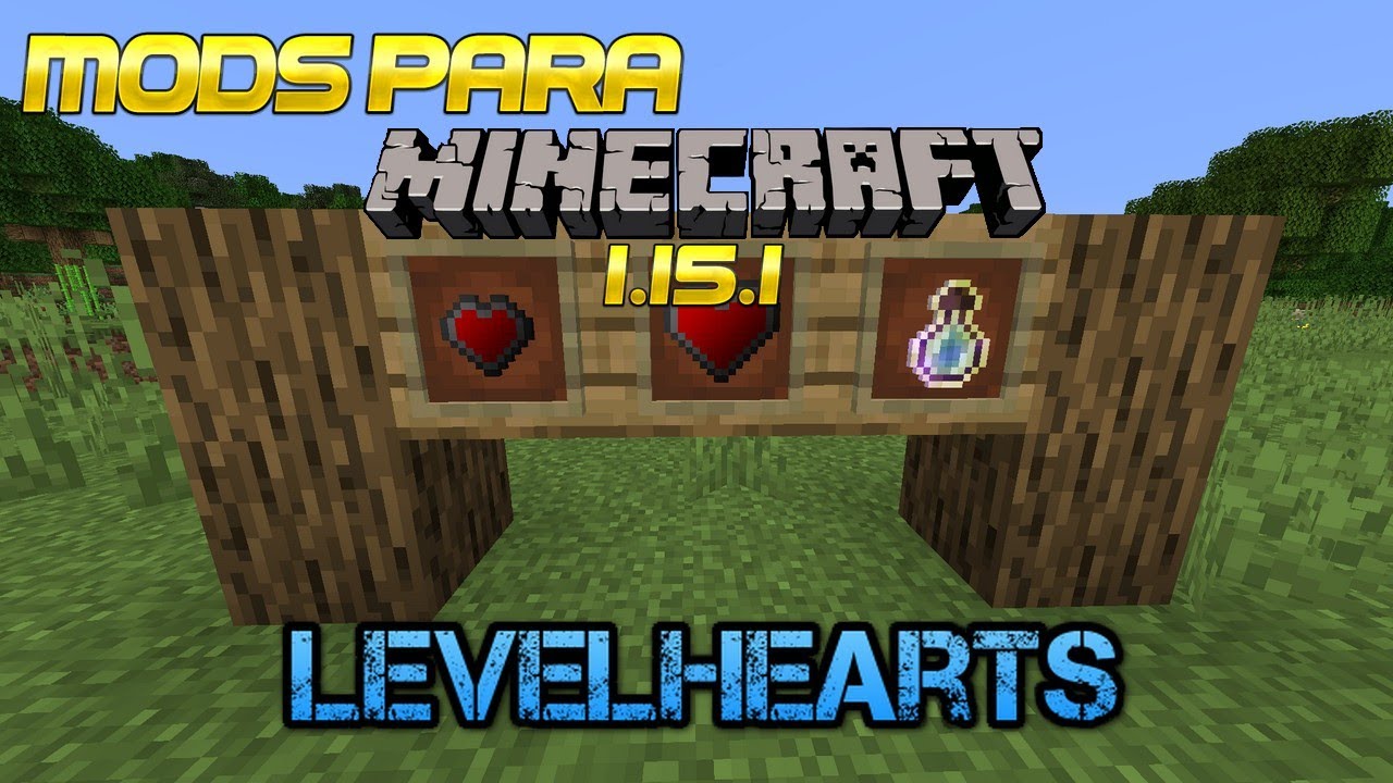 Mods para Minecraft 1.15.1 - LevelHearts - - YouTube