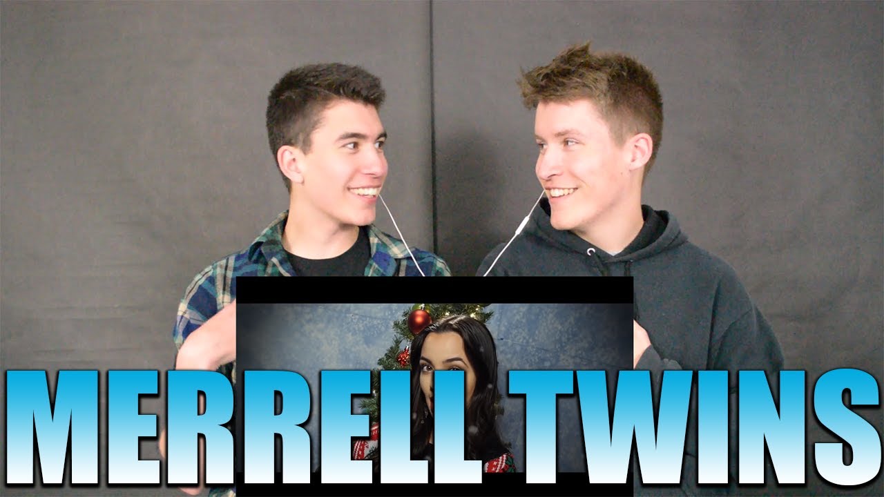 Reacting to What I Want For Christmas - Merrell Twins - Music Video ...