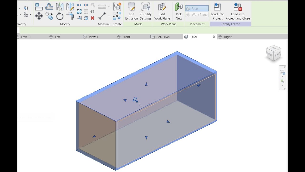 Revit Family Creation - How to Create a Revit Family Step By Step - YouTube