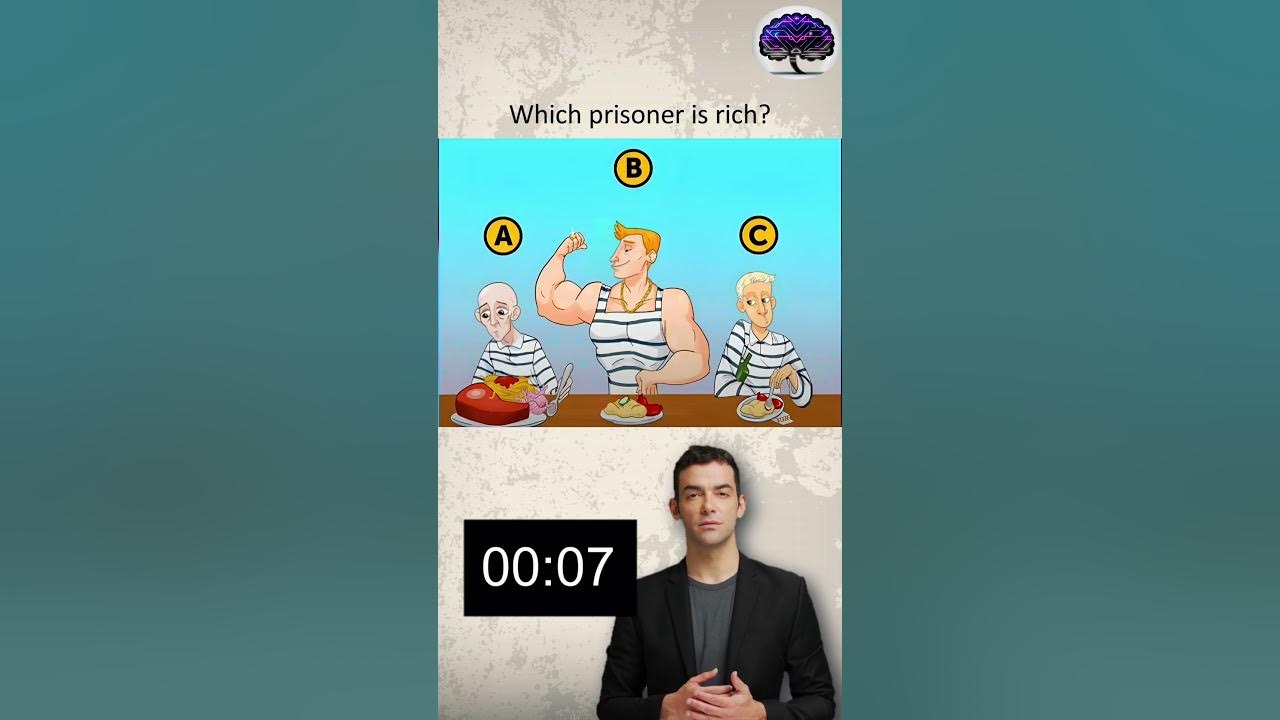 Which Prisoner is Secretly Rich? 💰🧐 | Can You Solve This Riddle? - YouTube