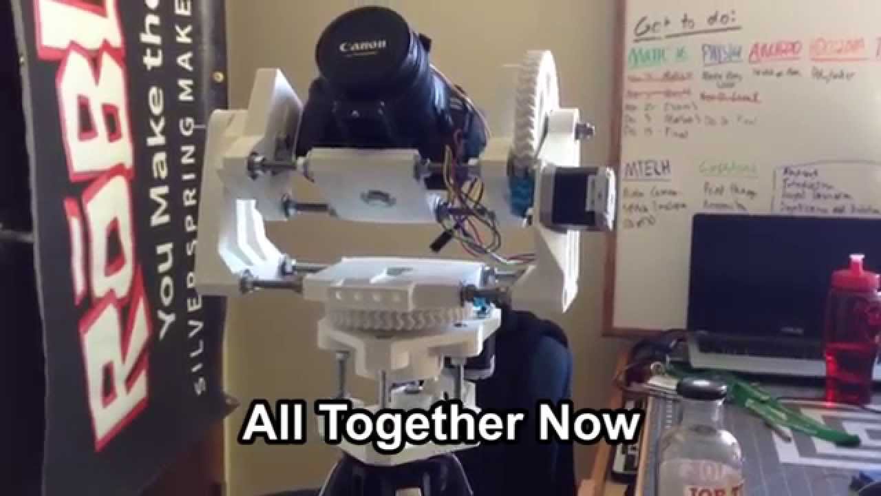 Pan/Tilt Module Assembly and Tests - YouTube