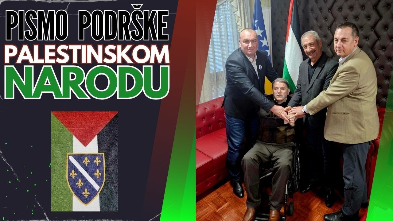 PISMO PODRŠKE PALESTINSKOM NARODU - MUJO AGANOVIĆ - YouTube