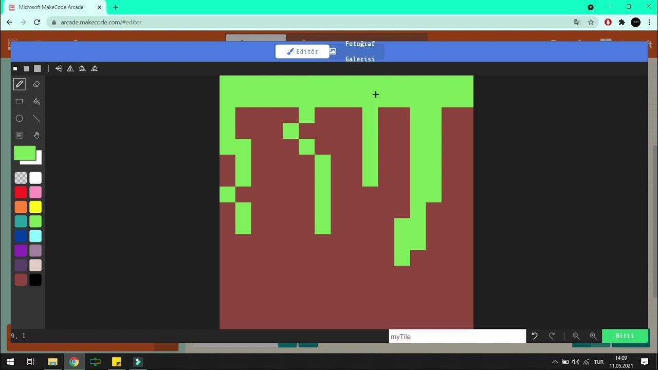 MAKECODE ARCADE İLE PLATFORM OYUNU - How to Make a Platformer Game - YouTube