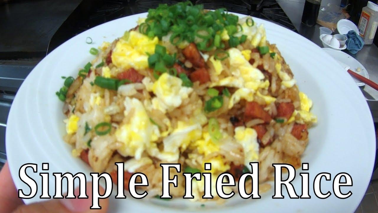 How to Make Fried Rice Hawaii Style - YouTube